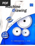 Machine Drawing: by N. D. Bhatt | PDF | Gear | Mechanical Engineering