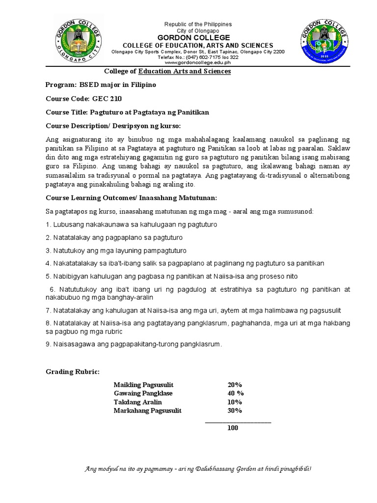 LEARNING-MODULE-FORMAT-new Major Final | PDF