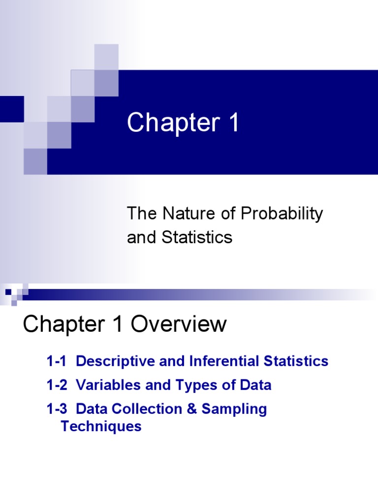The Nature of Probability and Statistics | PDF | Data Analysis | Statistics