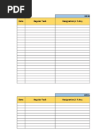 Daily Water Meter Reading Log | PDF