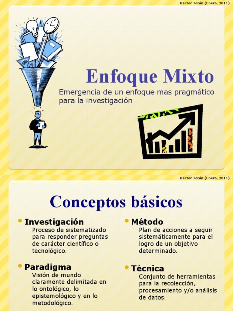 Enfoque Mixto de Investigación Científica | PDF