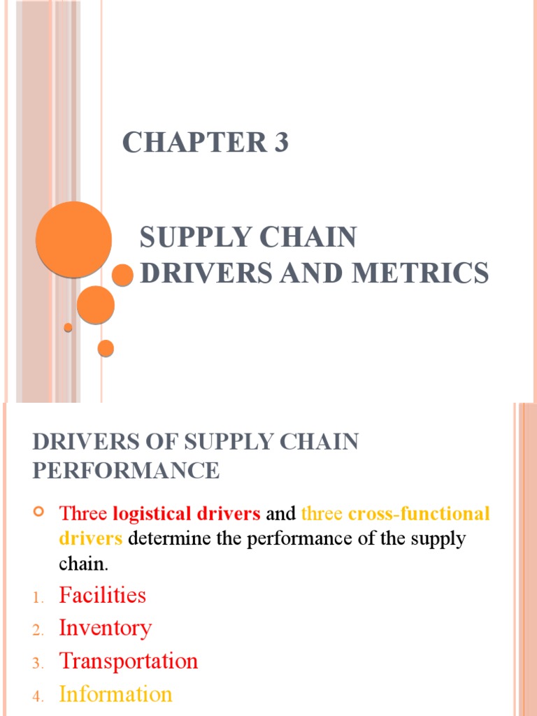 Ch-3, SCM Drivers and Metrics | PDF | Supply Chain | Procurement