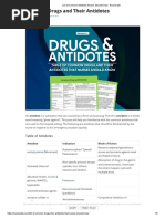 HAAD Antidote List | PDF | Drugs | Pharmacology