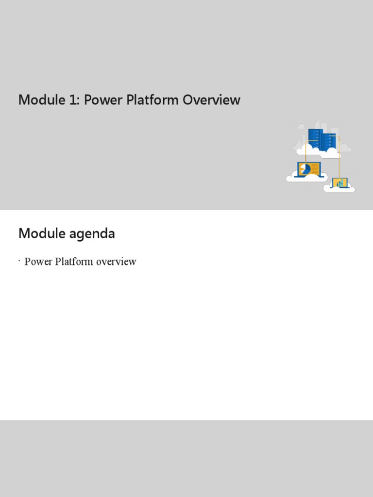Module 1: Power Platform Overview | PDF