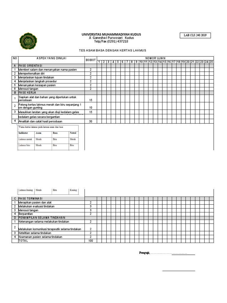 Panduan Tes Asam Basa Lakmus | PDF