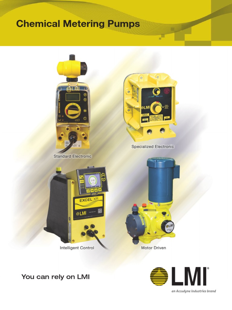 LMI Metering Pumps Brochure | PDF | Pump | Innovation
