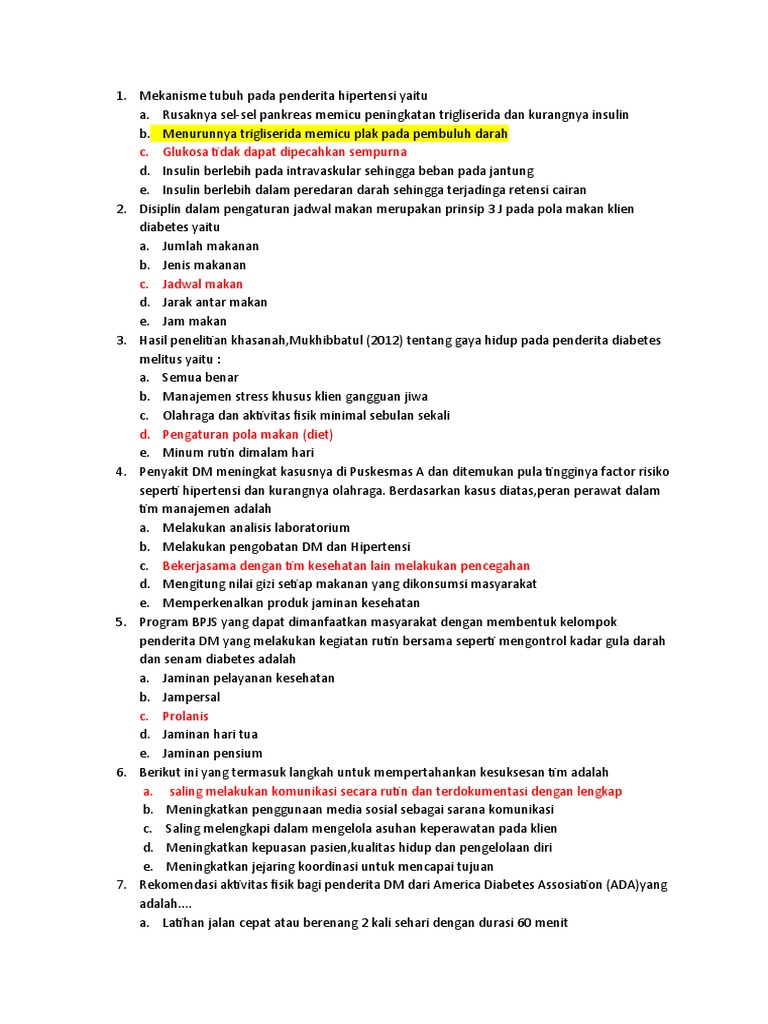 Soal Dan Jawaban Uts KDK 3 | PDF