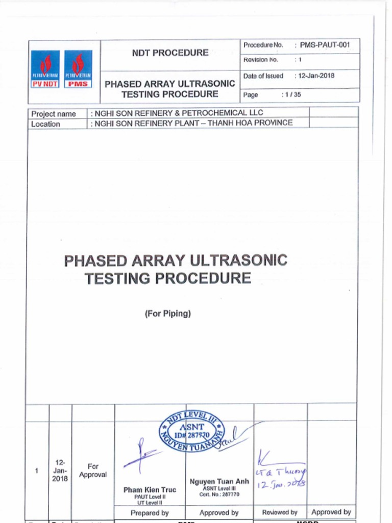 PMS Paut Procedure | PDF