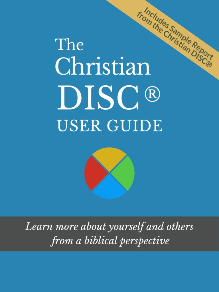 The Christian DISC New-User-Guide-2020 | PDF | Christian Counseling ...
