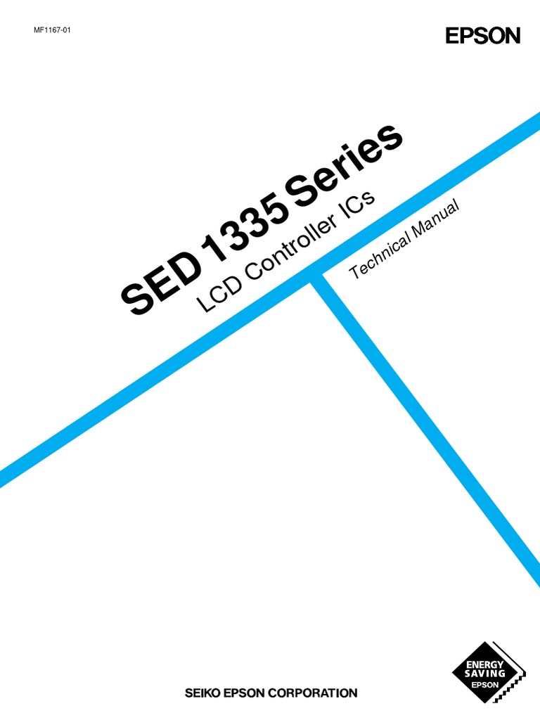 Sed 1335 Series: LCD Controller Ics | Download Free PDF | Random Access Memory | Input/Output