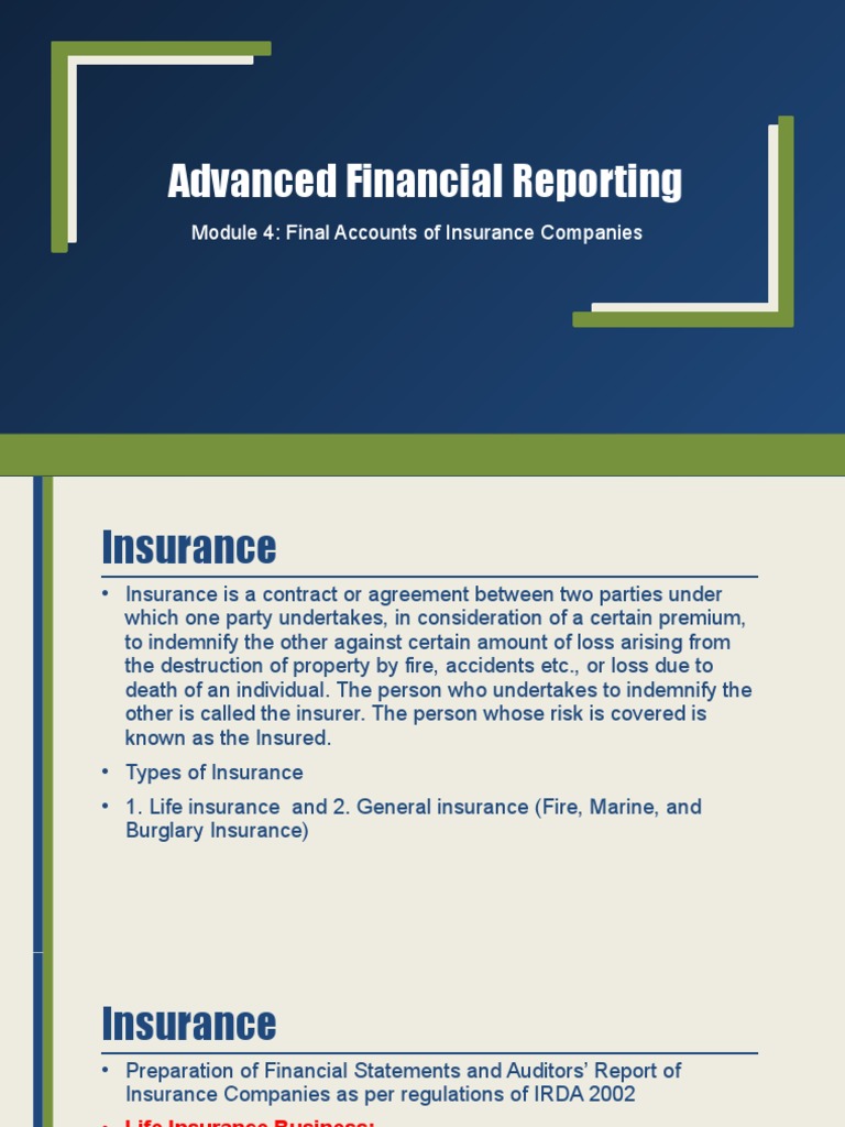 Calculating Claims Incurred in the Revenue Account of an Insurance ...