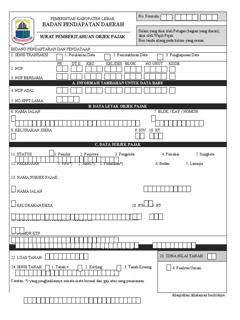 Spop Lspop Kab - Lebak | PDF