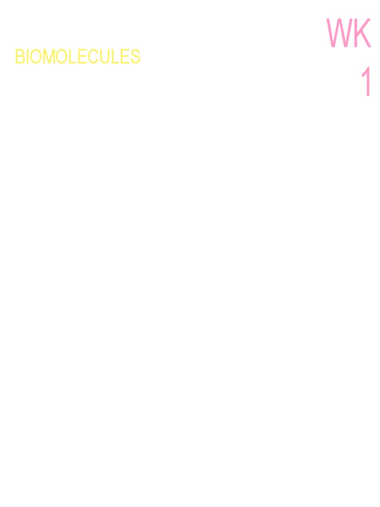 Biomolecules: Laboratory Module 1 | PDF | Biomolecules | Ester