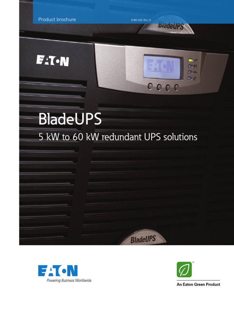 Eaton Bladeups Brochure Br153003en PDF | PDF | Data Center | Computer ...
