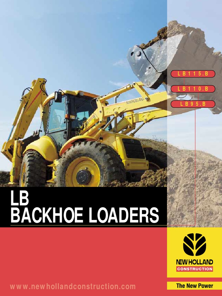 LB Backhoe Loaders: LB95B-110B-115B 22-04-2003 17:39 Pagina 1 | PDF ...