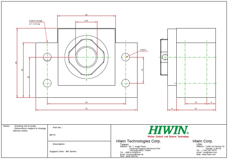 Hiwin Corp. Hiwin Technologies Corp.: Usa: Taiwan | PDF