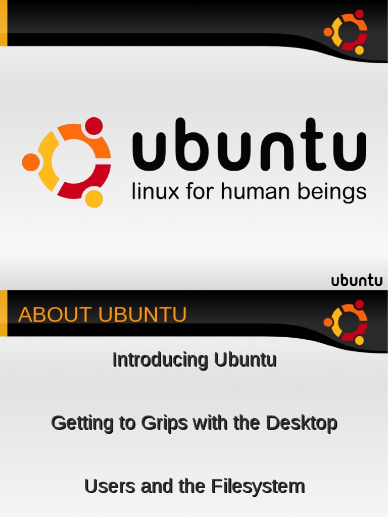 Introduction To Ubuntu PDF | PDF | Icon (Computing) | Operating System ...