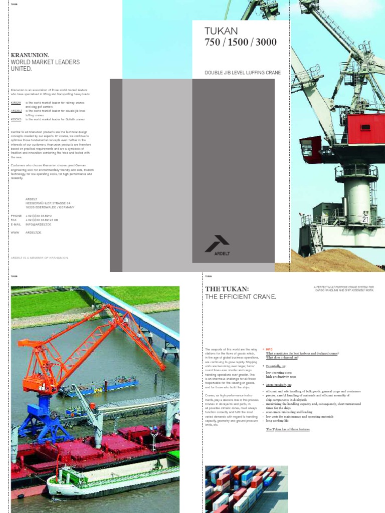 TUKAN Engl | PDF | Crane (Machine) | Port