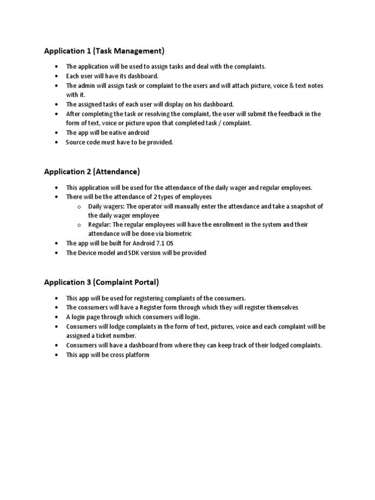 Application 1 (Task Management) | PDF | Technology & Engineering