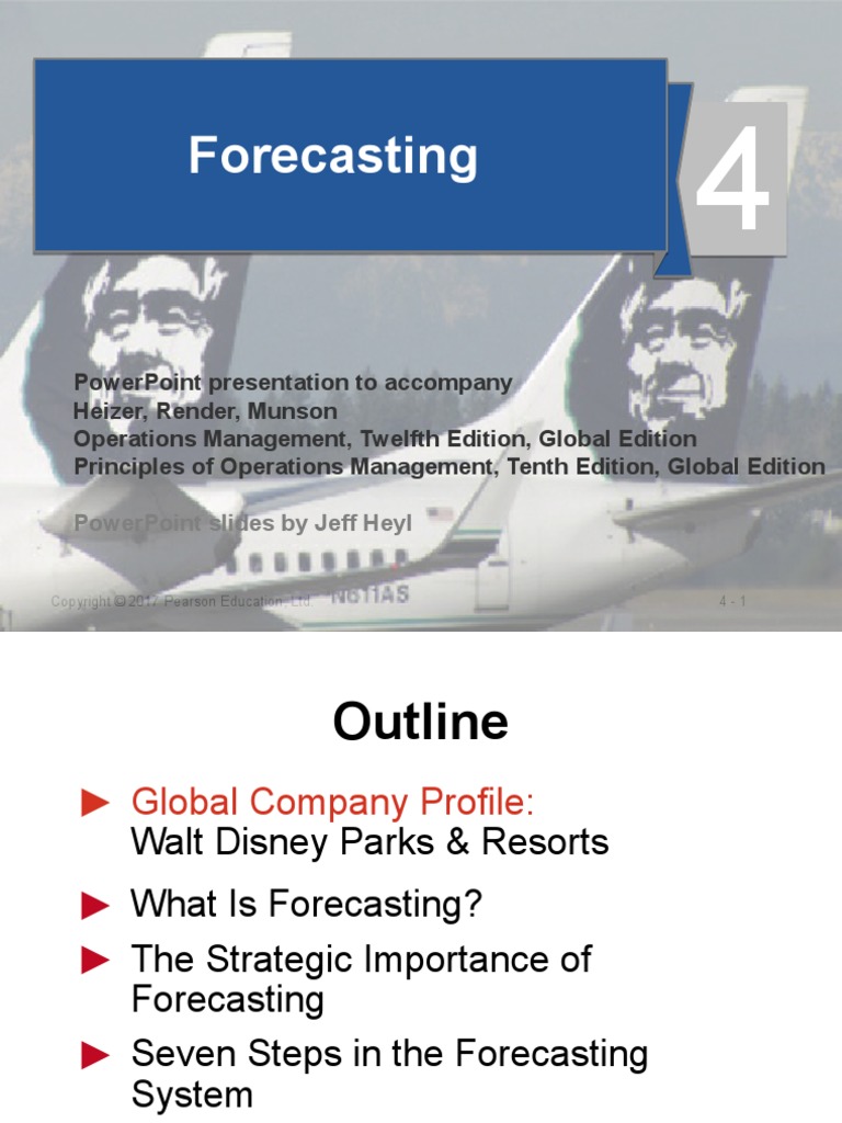 Heizer - Om12 - ch04 Final | PDF | Forecasting | Moving Average