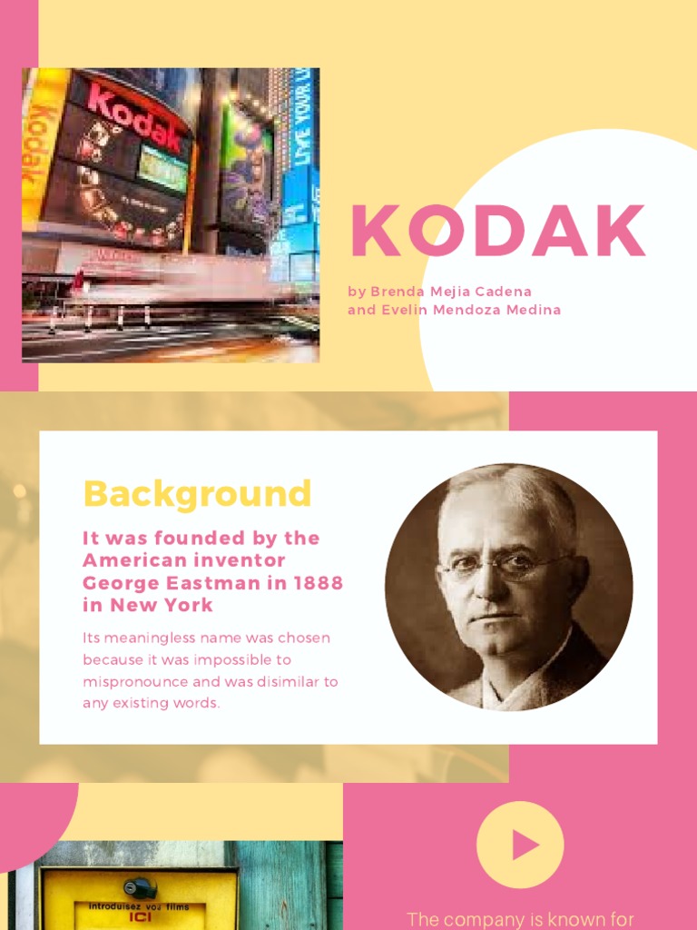 Kodak Presentation | PDF | Media Technology | Science
