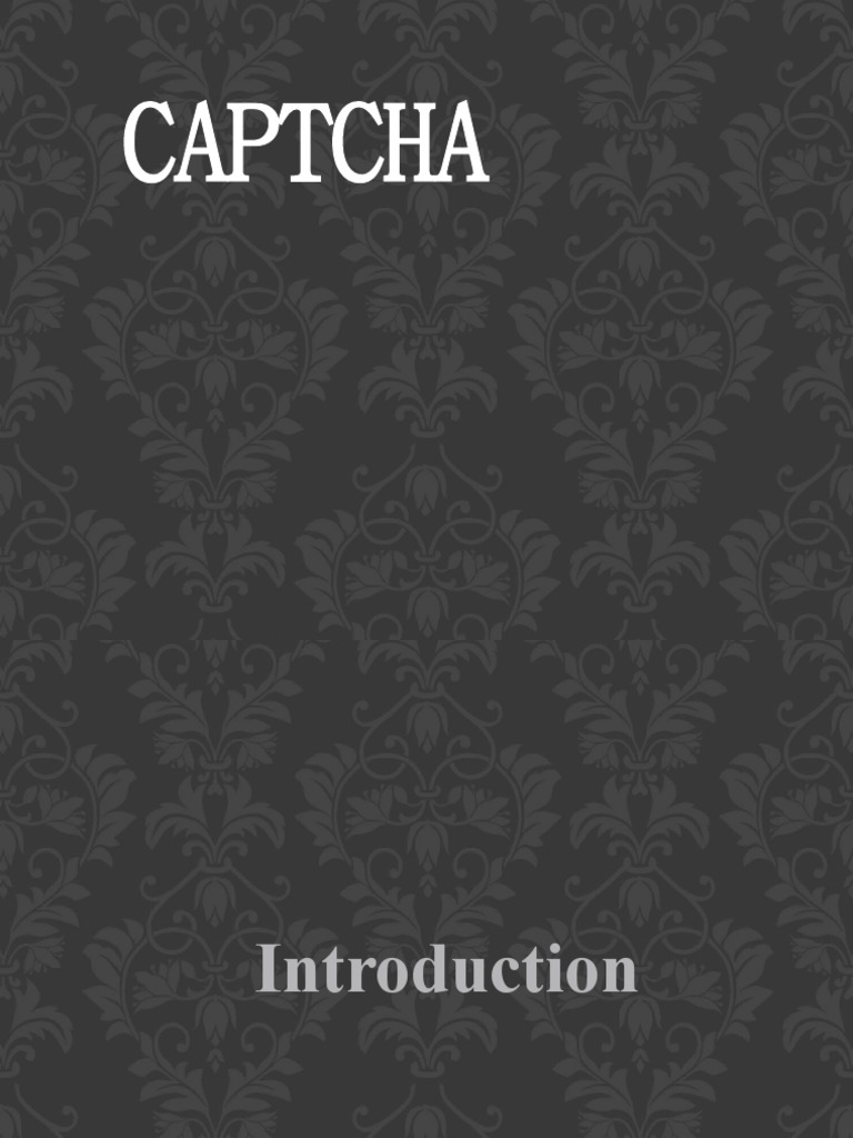 Captcha | PDF | Computing | Cyberspace