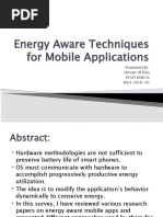 Project Android Battery Saver System | PDF