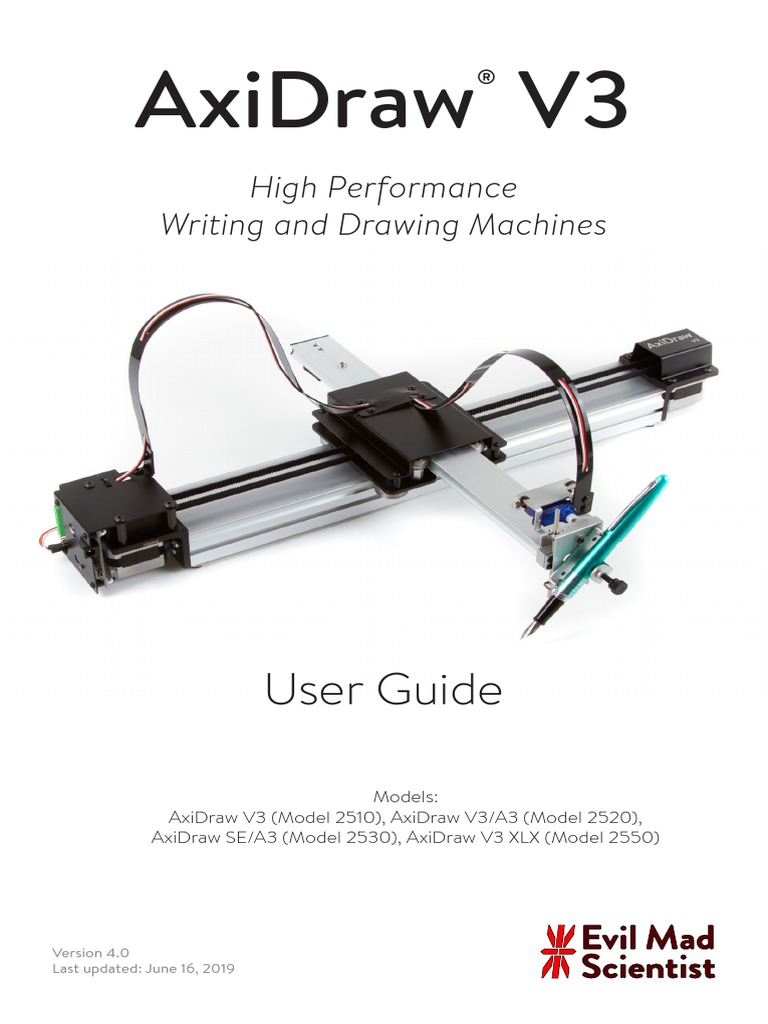 AxiDraw Guide v40 r3 | PDF | Command Line Interface | Application ...
