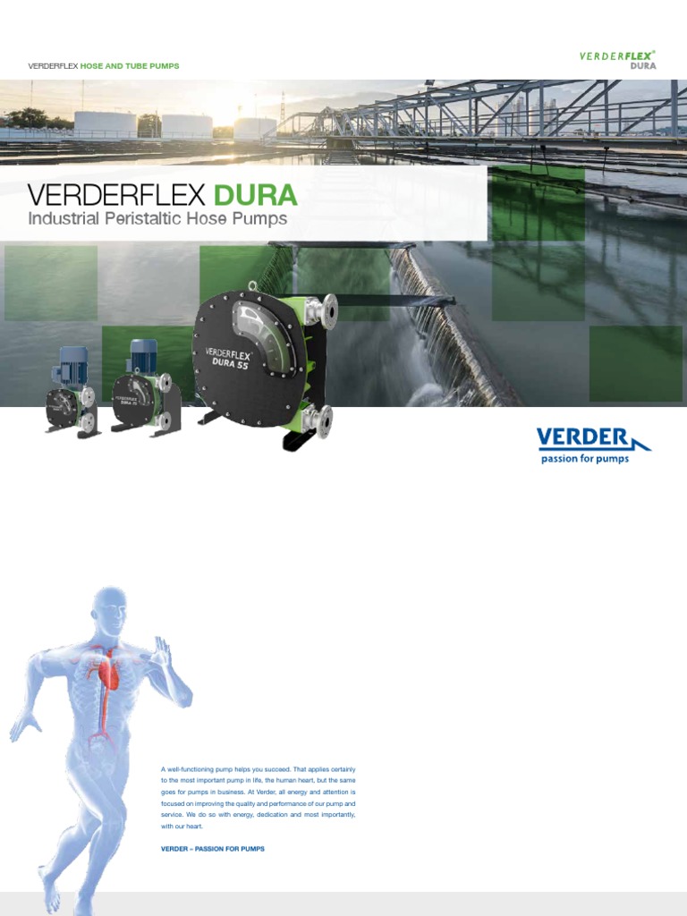 Verderflex: Industrial Peristaltic Hose Pumps | PDF | Pump | Bearing ...