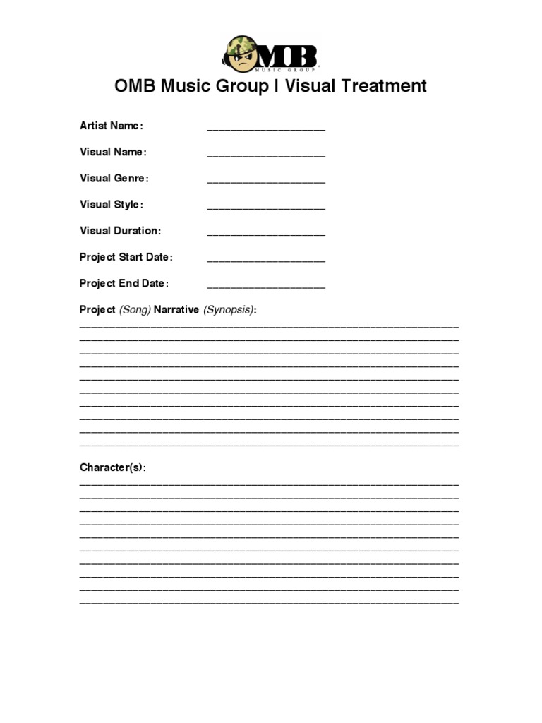 Visual Treatment Template | PDF