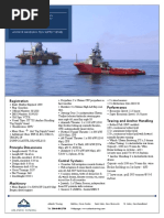 Coastal Tug Specifications Overview | PDF | Tugboat | Tonnage