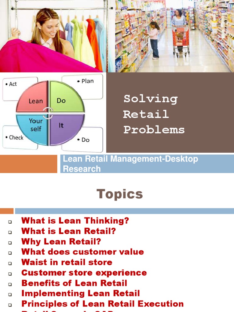Solving Retail Problems: Lean Retail Management-Desktop Research | PDF ...