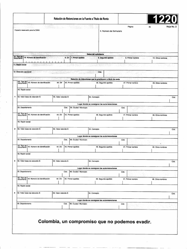 Formato 1220 1 | PDF