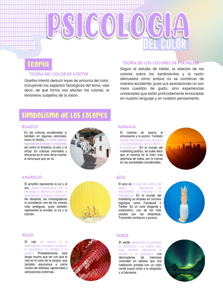 Psicologia Del Color | PDF | Color | Conceptos psicologicos