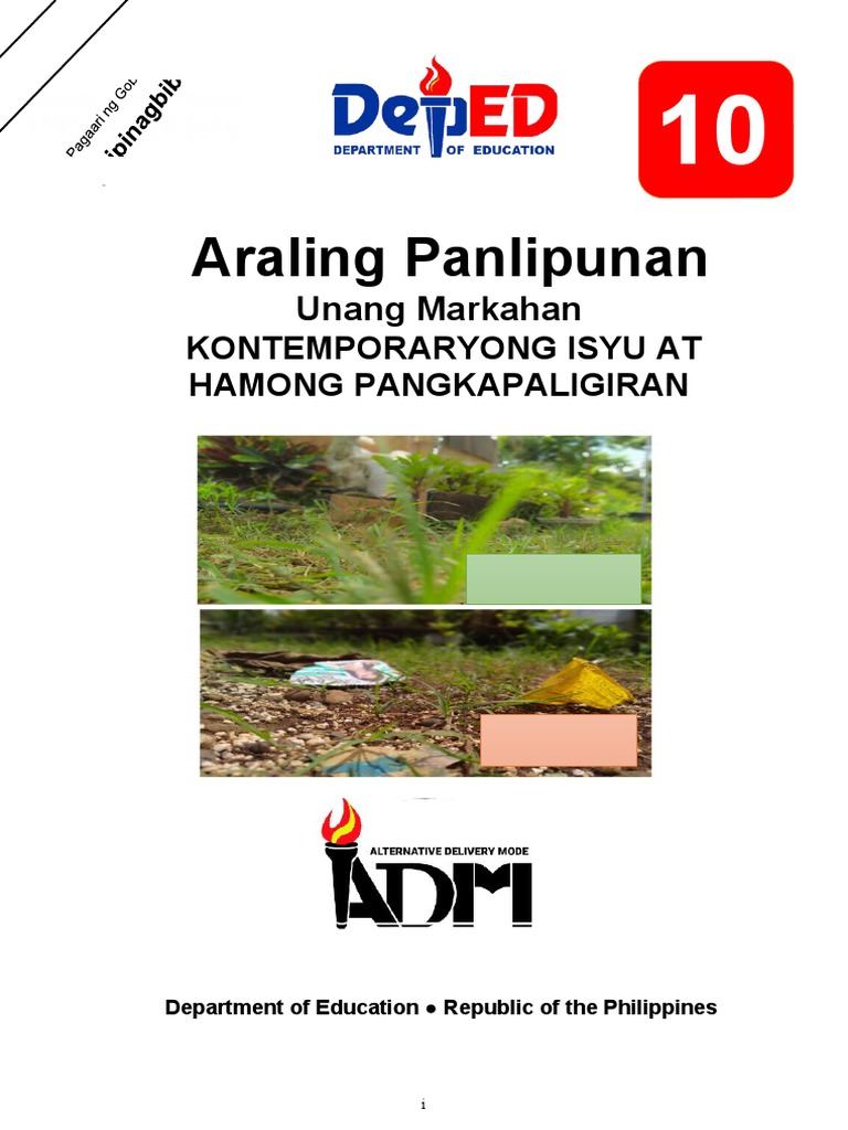 AP10 Q1 M4 Kontemporaryong-Isyu-at-Hamong-Pangkapaligiran v3 | PDF