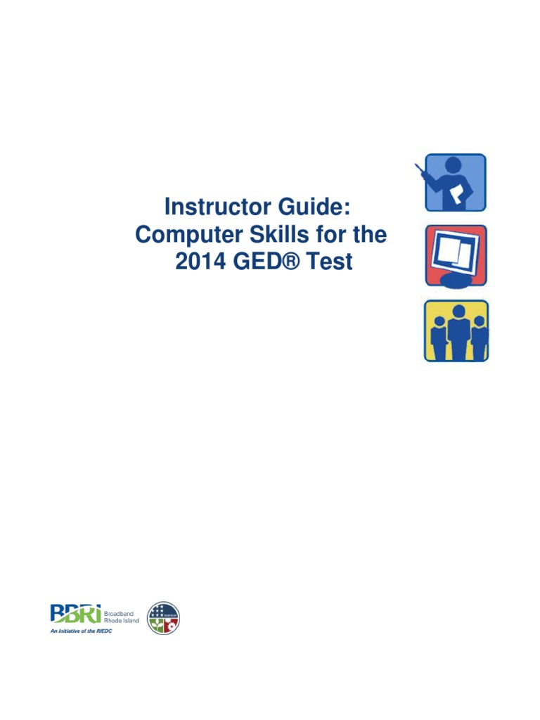 Instructor Guide: Computer Skills For The 2014 GED® Test | PDF | Lesson ...