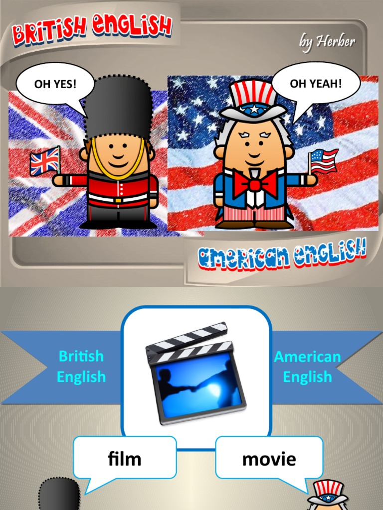 British English American English Flashcards Picture Dictionaries ...