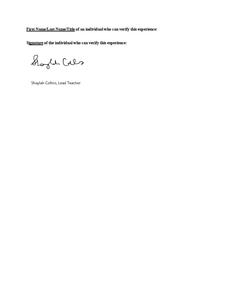 Mentor Signature | PDF