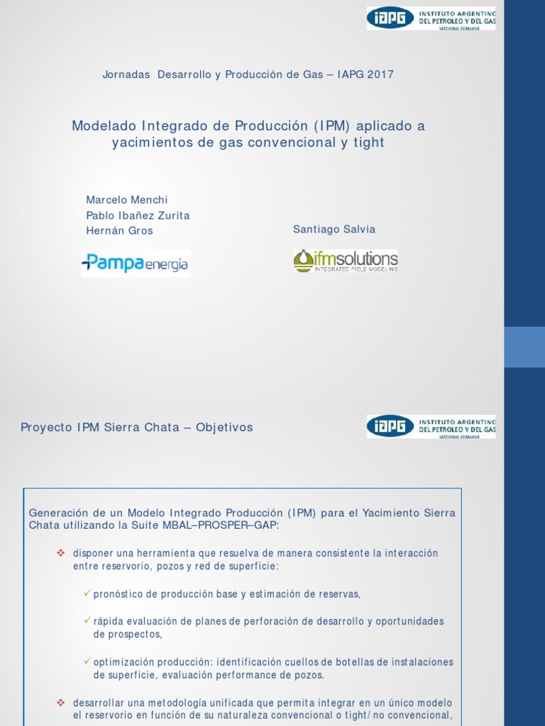 IPM Sierra Chata: Optimización Gas | PDF | Materia suave | Gases