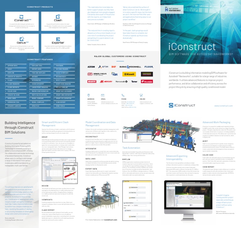 Iconstruct Brochure Preview | PDF | Building Information Modeling ...