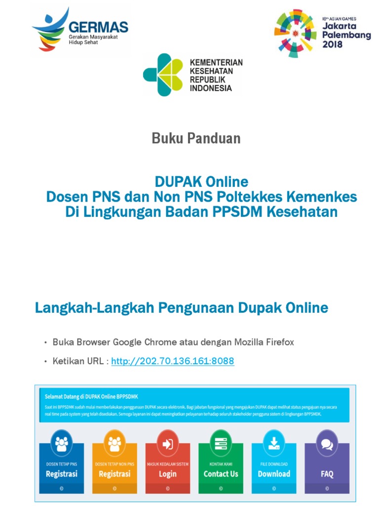 Panduan Dupak Online PPSDMK PDF | PDF