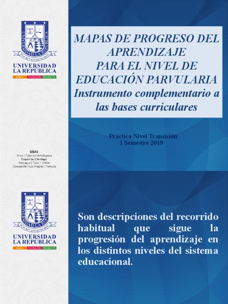 Mapas de Progreso ULARE | PDF | Educación de la primera infancia ...
