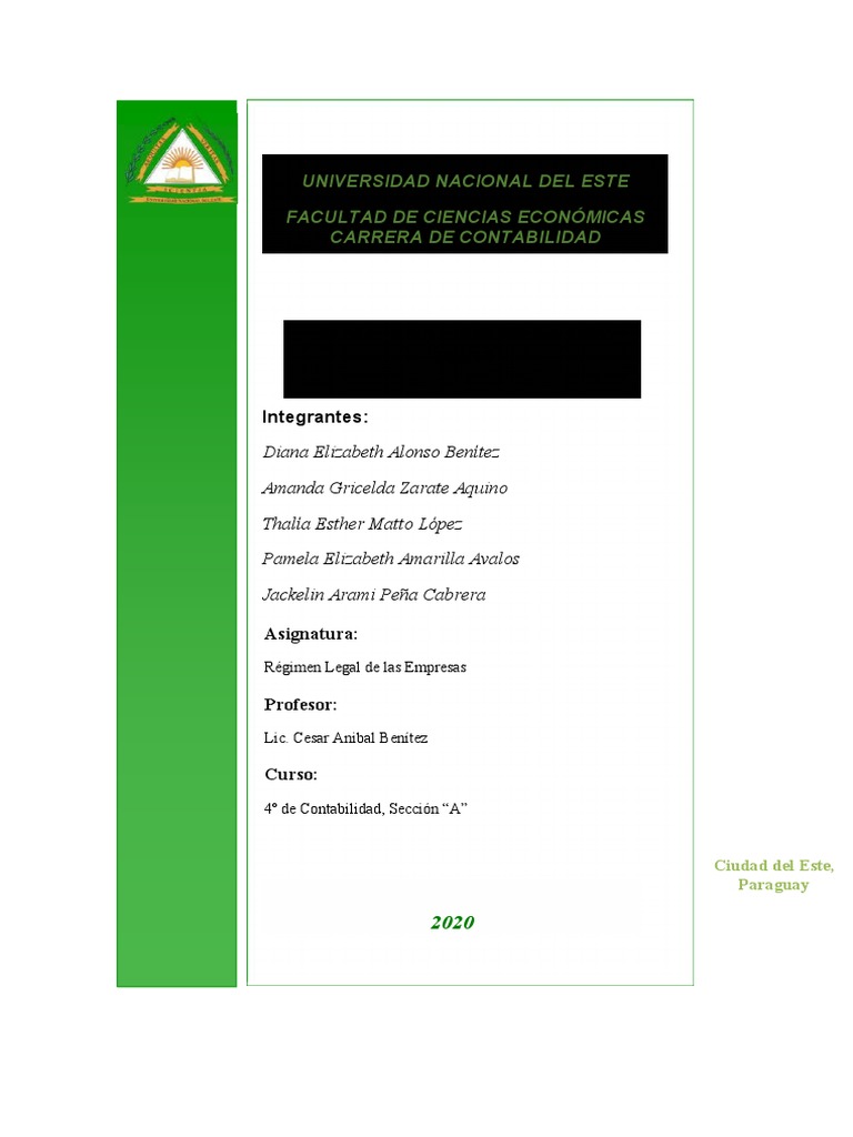 Regimen Legal - Grupo #7 - Analisis de La Ley 194-93 | PDF | Paraguay ...