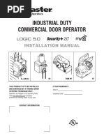 MGH Series Operator Installation Manual | PDF | Horsepower | Electric Motor