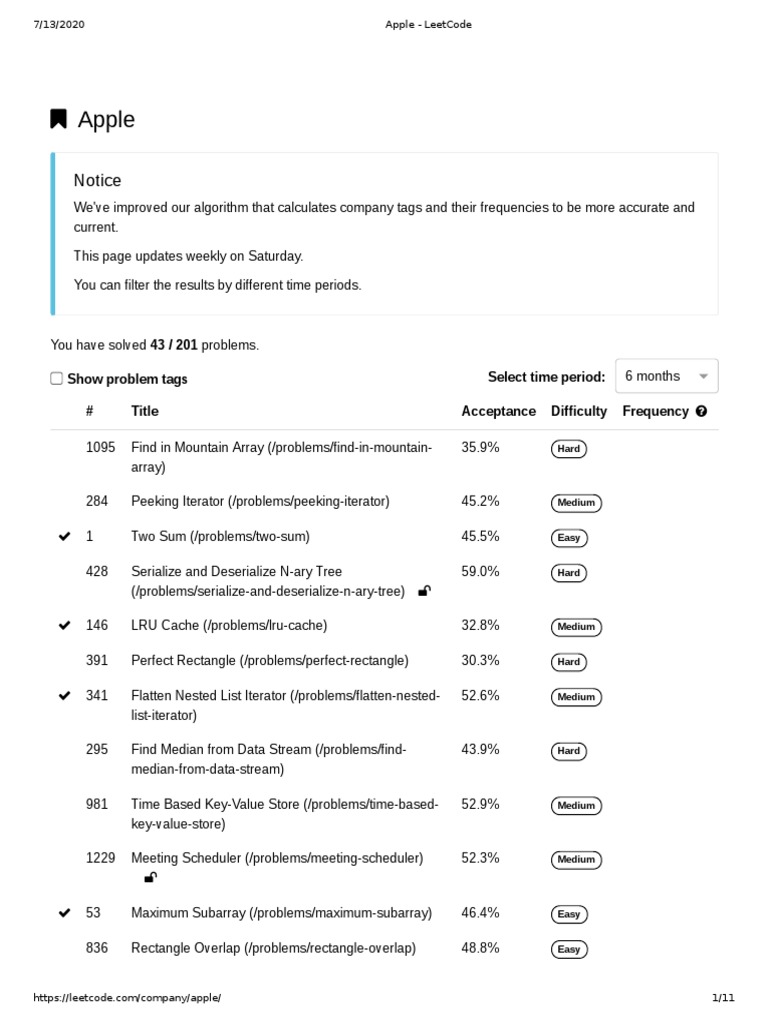 Apple Leetcode Pdf Pdf String Computer Science Mathematical Concepts