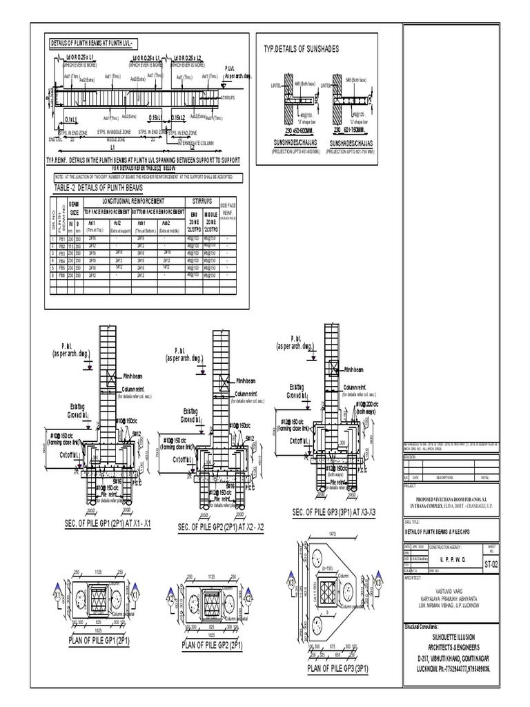 St-Viv - 02 | PDF | Structural Engineering | Architectural Elements