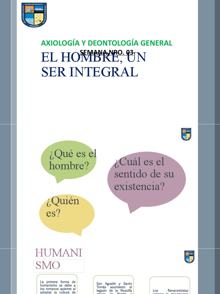 El Hombre, Un Ser Integral | PDF | Humanismo | Alma