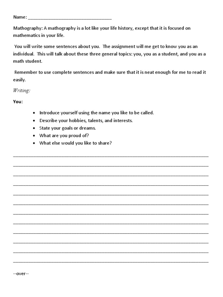 Mathography | Download Free PDF | Learning | Cognition