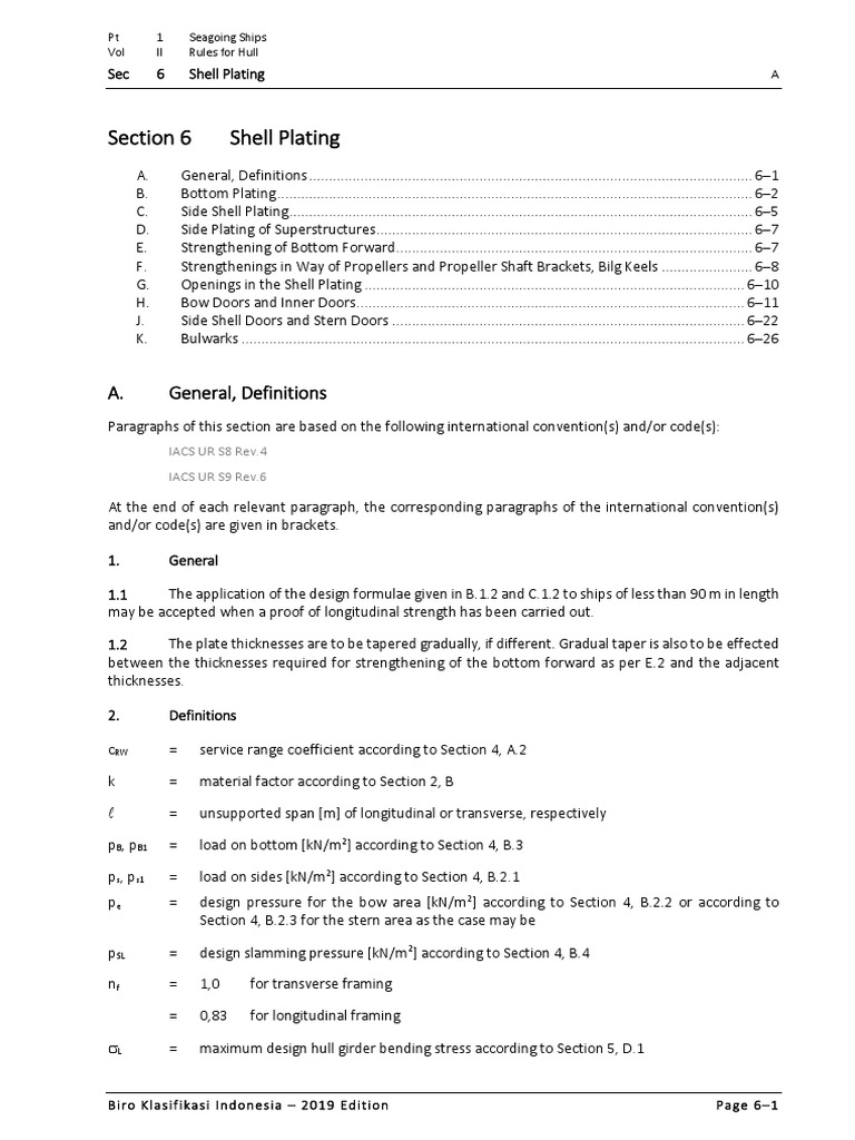 Ship Shell Plating Specifications | PDF | Buckling | Bending