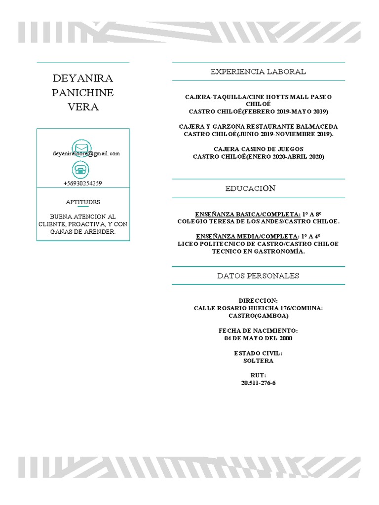 Curriculum Lorena | PDF